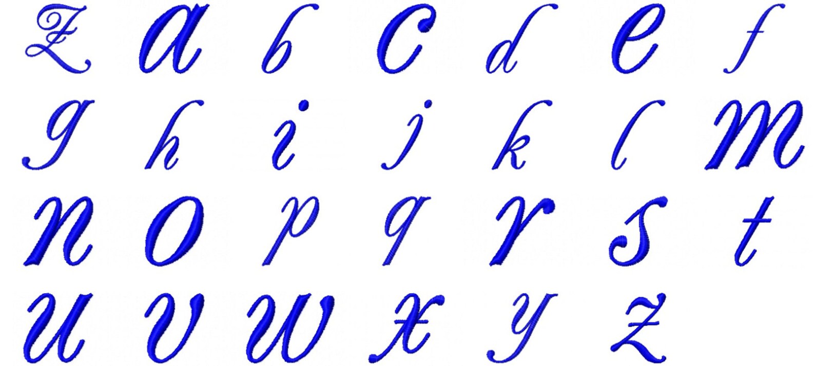 Ma Font Letters Machine Embroidery Design Instant Download - Etsy