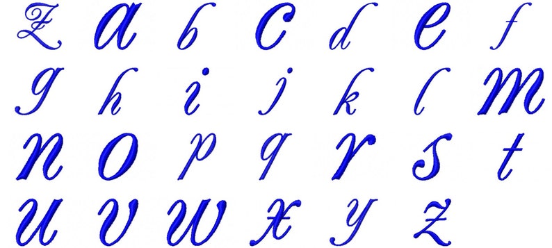 Ma Font Letters Machine Embroidery Design Instant Download - Etsy