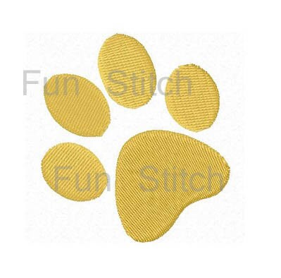 Paw Print Dog Digital Pattern Machine Embroidery Design Instand ...