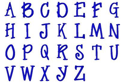 Taylor Font Letters Machine Embroidery Design | Etsy