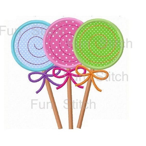 Lollipop Embroidery - Etsy