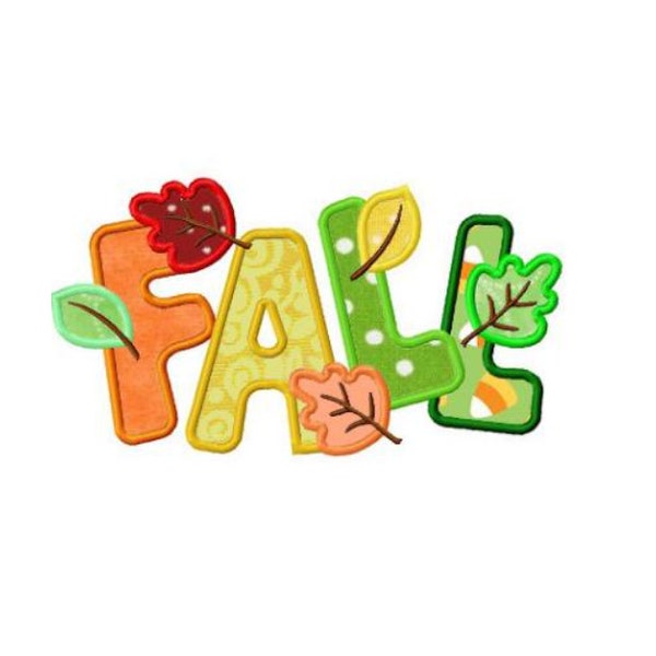 Fall Applique - Etsy