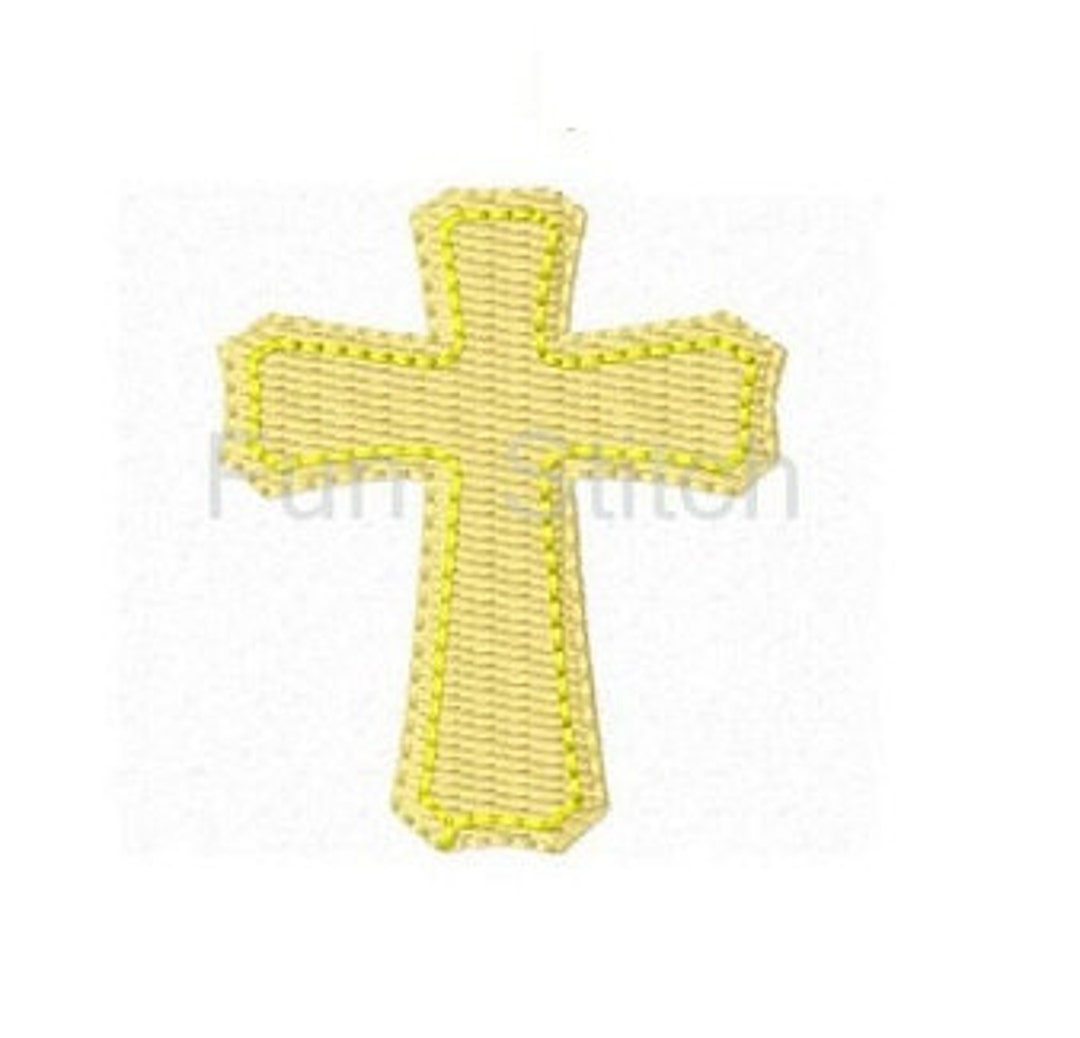 Cross Machine Embroidery Design Instant Download - Etsy