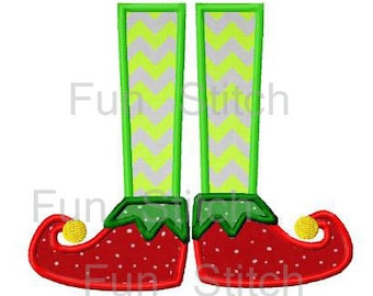 Elf Boots Applique Design Machine Embroidery Design INSTANT DOWNLOAD - Etsy