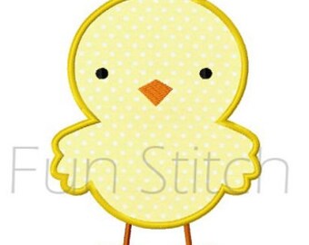 Machine Embroidery Design Embroidery First Easter Chick - Etsy
