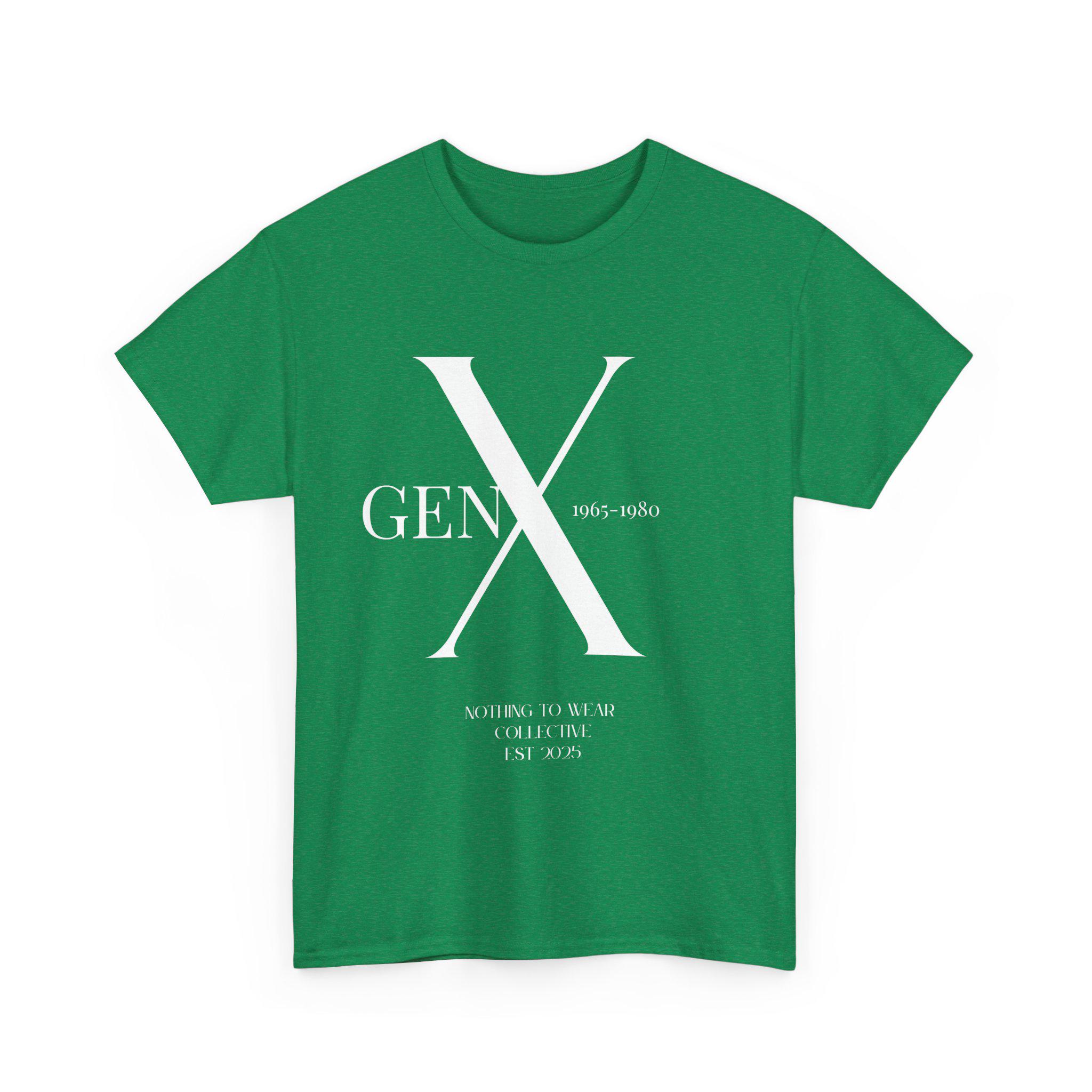 Gen X Fashion Logo T-shirt, Vintage Tee, Retro Graphic Shirt, Hipster ...