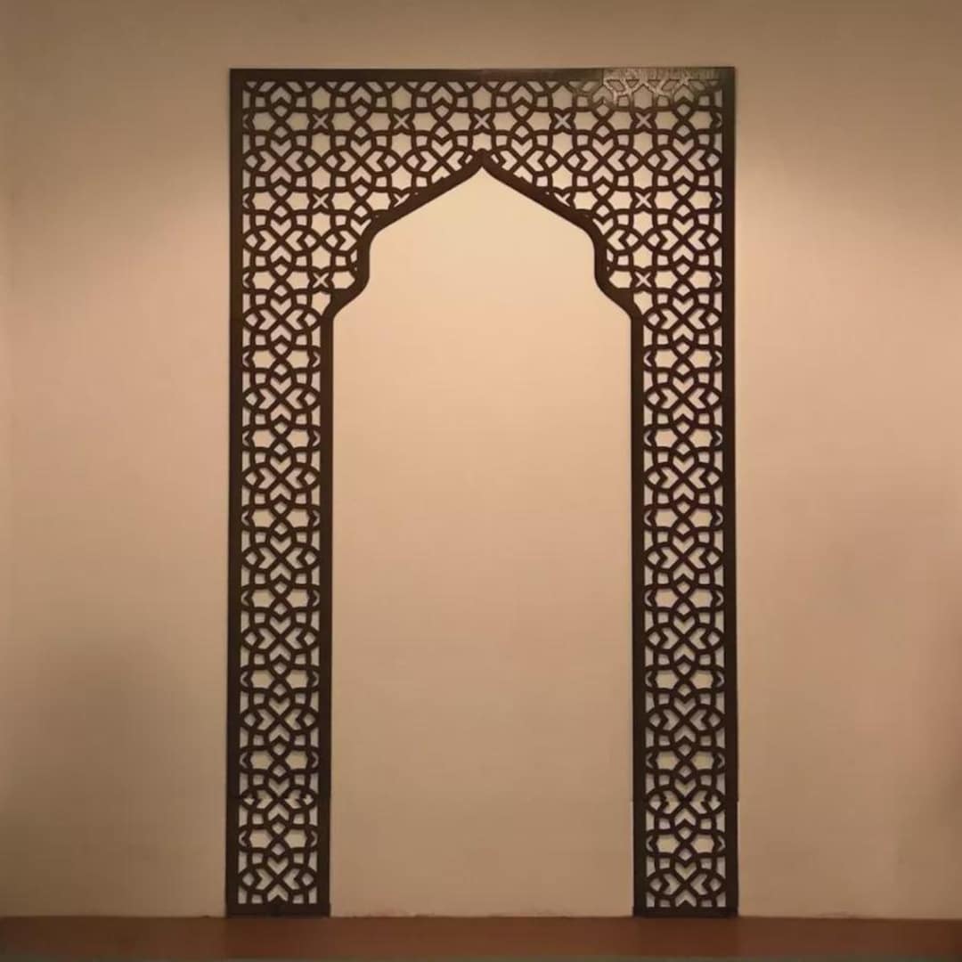 Modern Islamic Mihrab Wall Decor | Large Mosque Arch Wall Art | Muslim ...