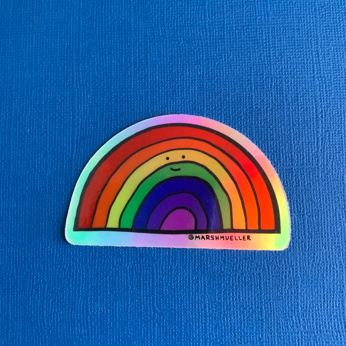 Holographic Rainbow Die Cut Sticker - Etsy