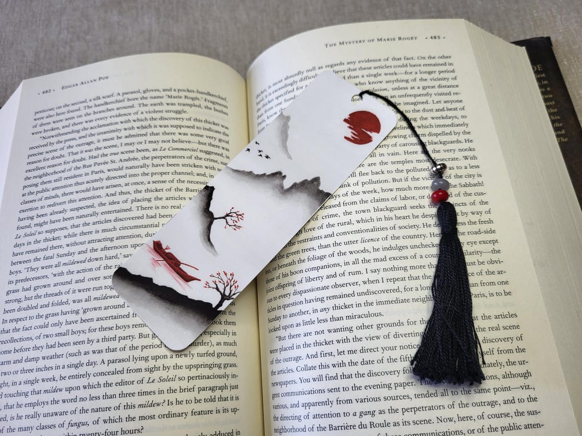 Japan Inspired Mountains Bookmarks | Set of 4 or Individual | Beaded ...