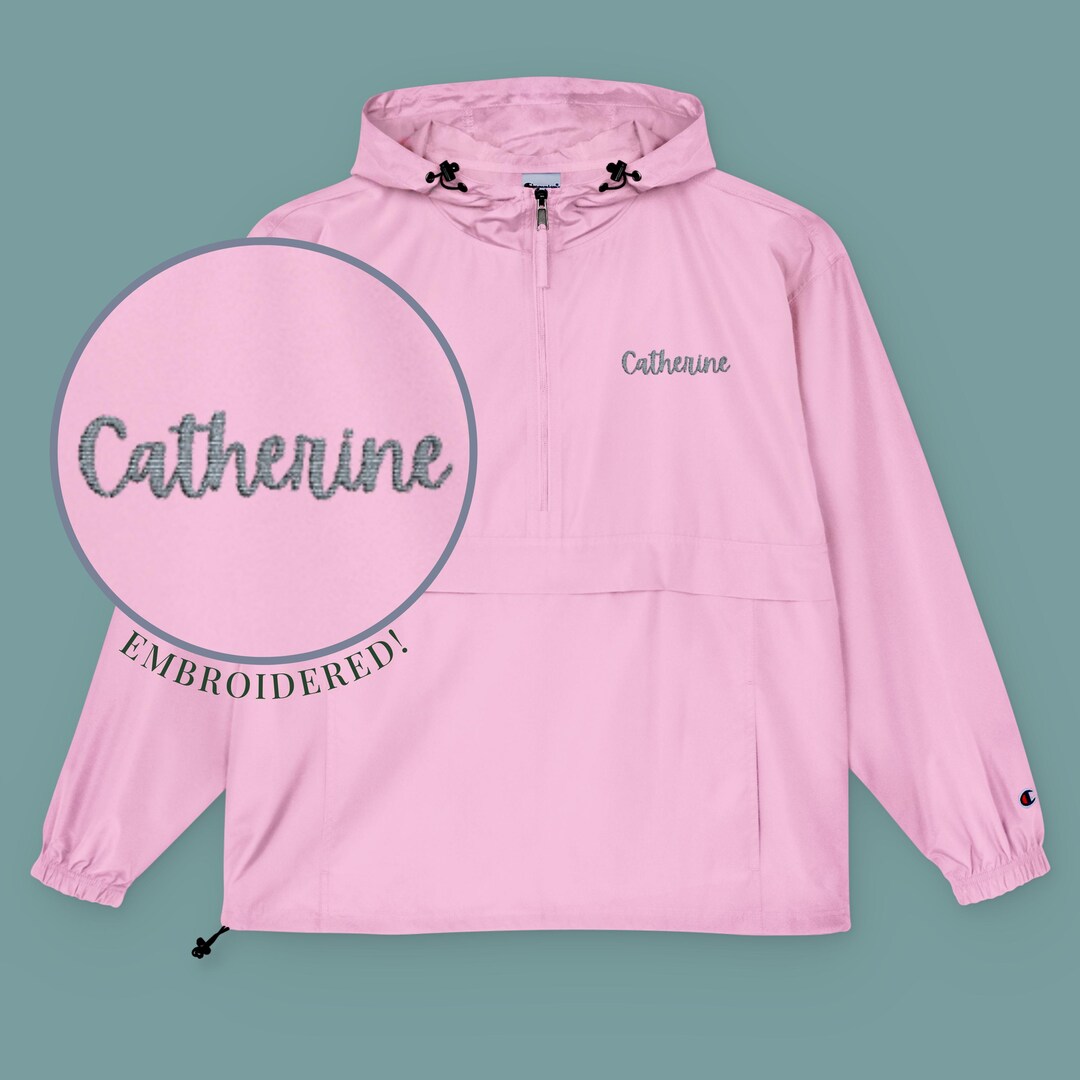 Personalized Windbreaker Custom Embroidered Anorak Jacket Unisex ...