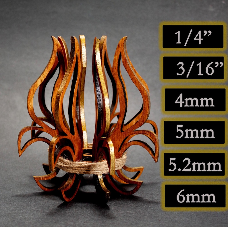 Fleur Laser Cut LED Candle Holder, Lantern, Digital Download, Original ...