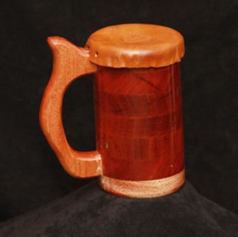 Mug Tankard Leather Lids for Small Beer Mugs Steins Wooden | Etsy