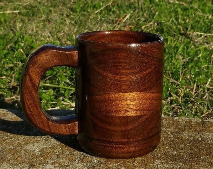 Handcrafted Wood Coffee 8oz Mug Walnut Coffee Cup Wood - Etsy
