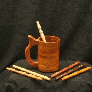 Handcrafted Wood Straw Wood Sipper - Etsy