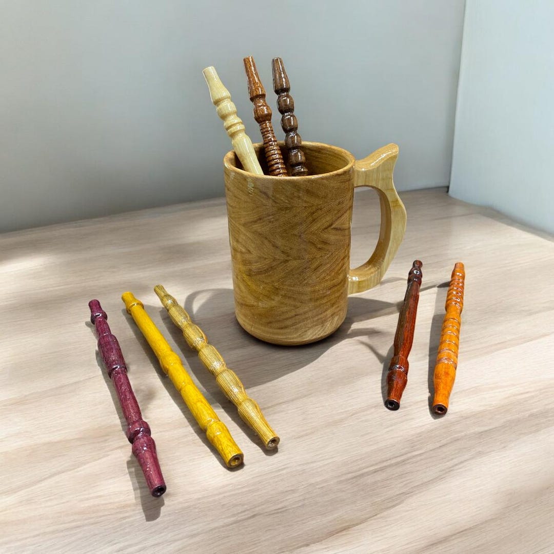 Handcrafted Wood Straw - Wood Sipper - Etsy