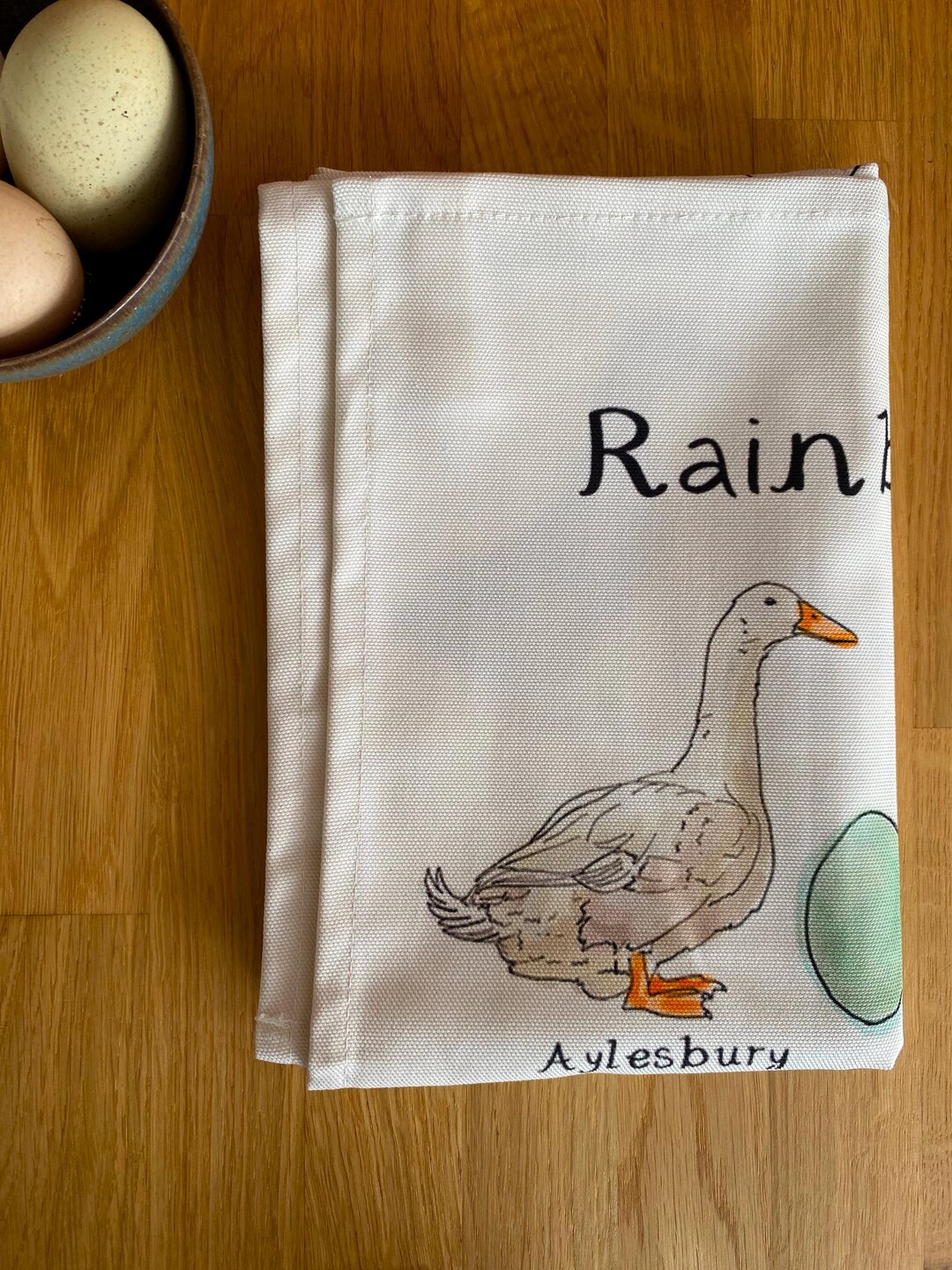 Duck Breeds and Egg Colours Tea Towel, Duck Tea Towel - Etsy
