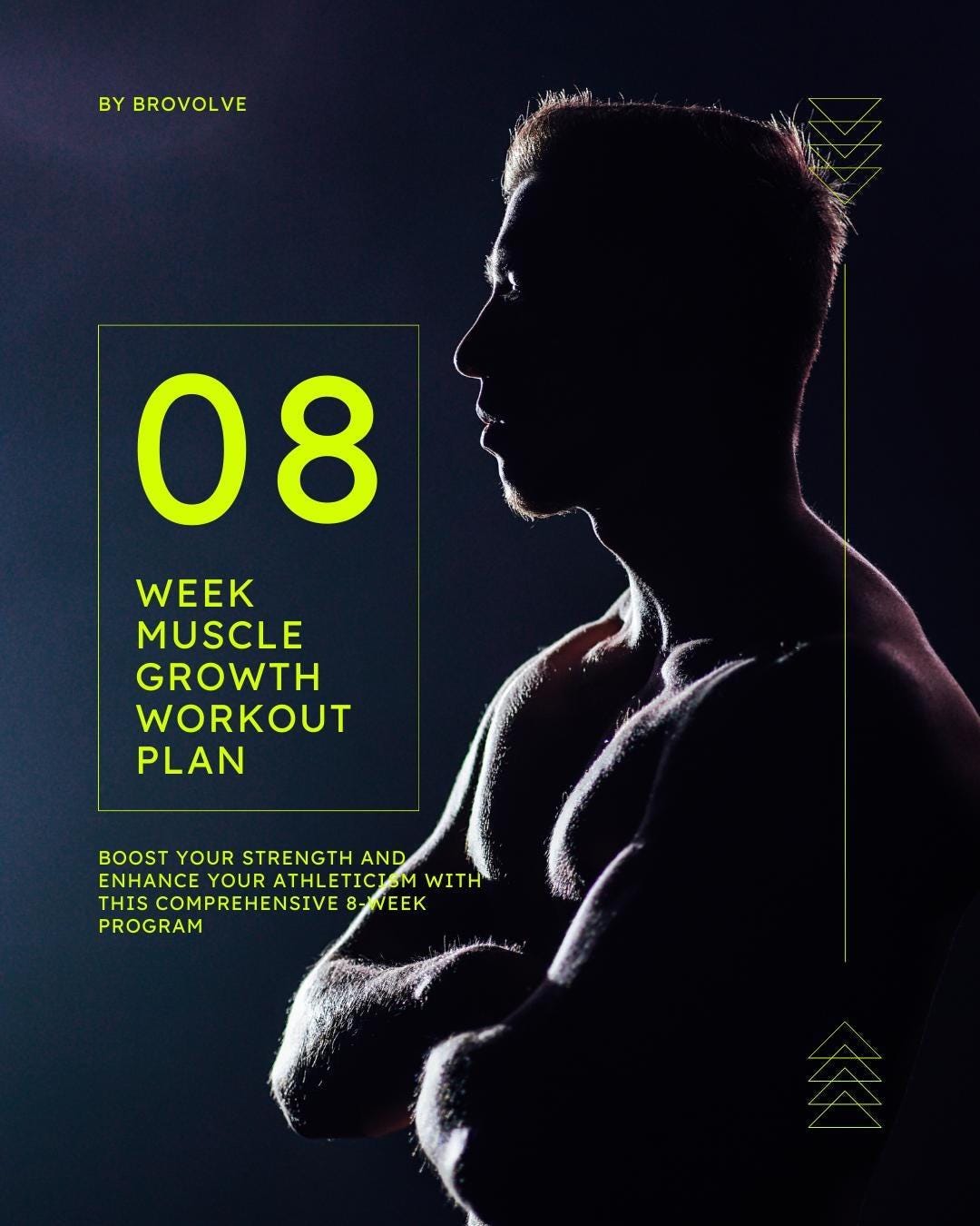 8 Week Muscle Growth Workout Plan With Strength and Hypertrophy Focuses ...