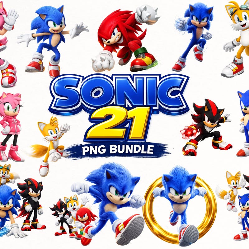 Amy and Sonic - Etsy