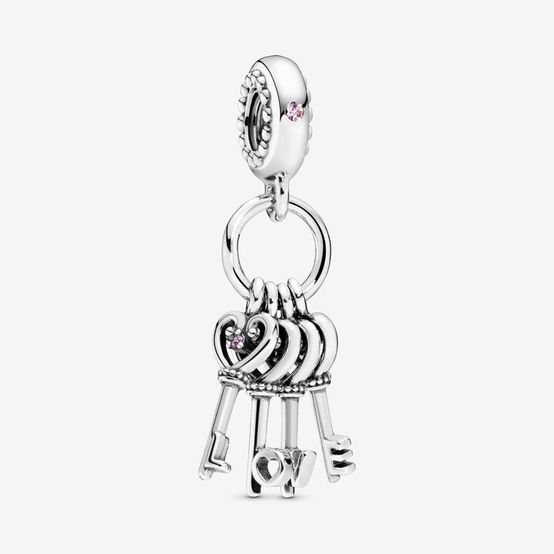 New Sterling Silver Pandora Keys of Love Pendant Charm - Etsy