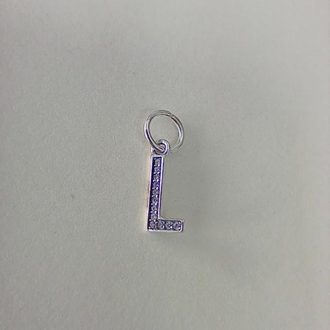 Pandora Sterling Silver Letter L Initial Dangle Charm - Etsy