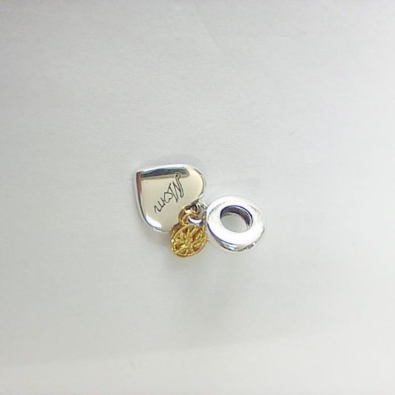 Pandora Two-tone Family Tree & Heart Dangle Charm - Etsy