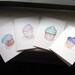 Cupcake Notecards, Blank Watercolor Art Cards ed. 5, Set of 8 - Etsy