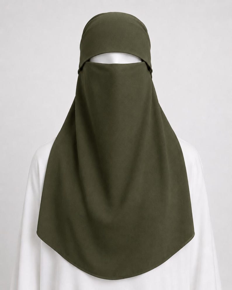 Super Breathable Niqab Flap | Grade A Soft Chiffon Face Veil ...