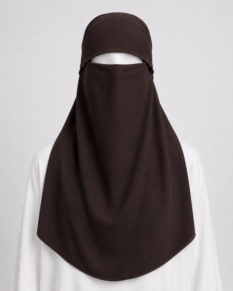 Super Breathable Niqab Flap | Grade A Soft Chiffon Face Veil ...