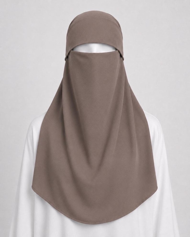 Super Breathable Niqab Flap | Grade A Soft Chiffon Face Veil ...
