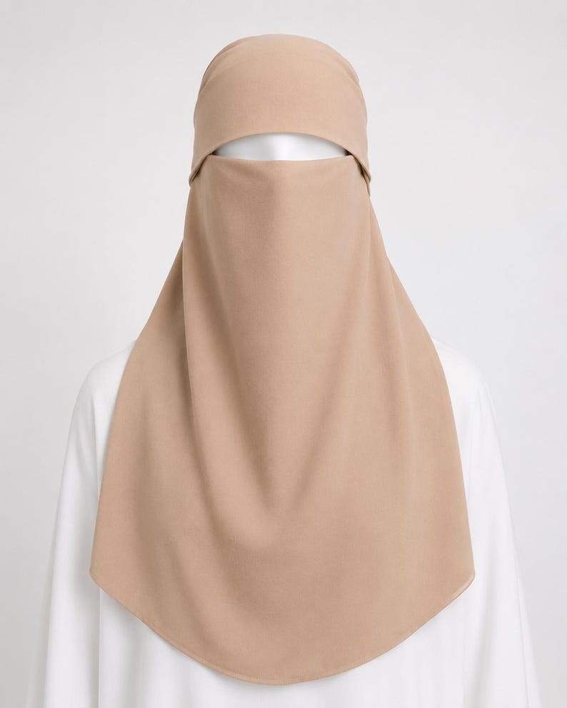 Super Breathable Niqab Flap | Grade A Soft Chiffon Face Veil ...