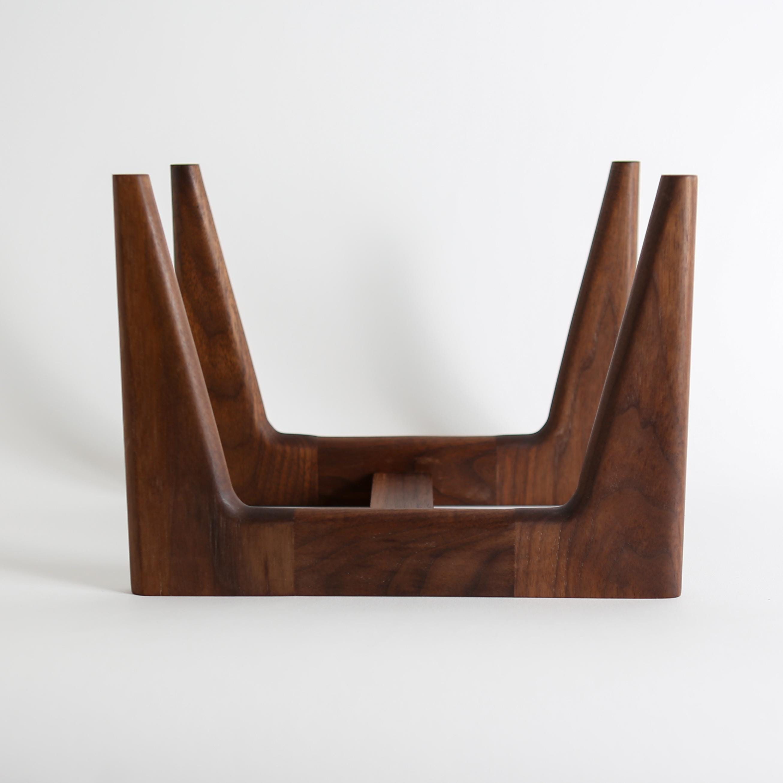 Handmade Solid Hardwood Record Flip Rack || Record Holder || Mid ...