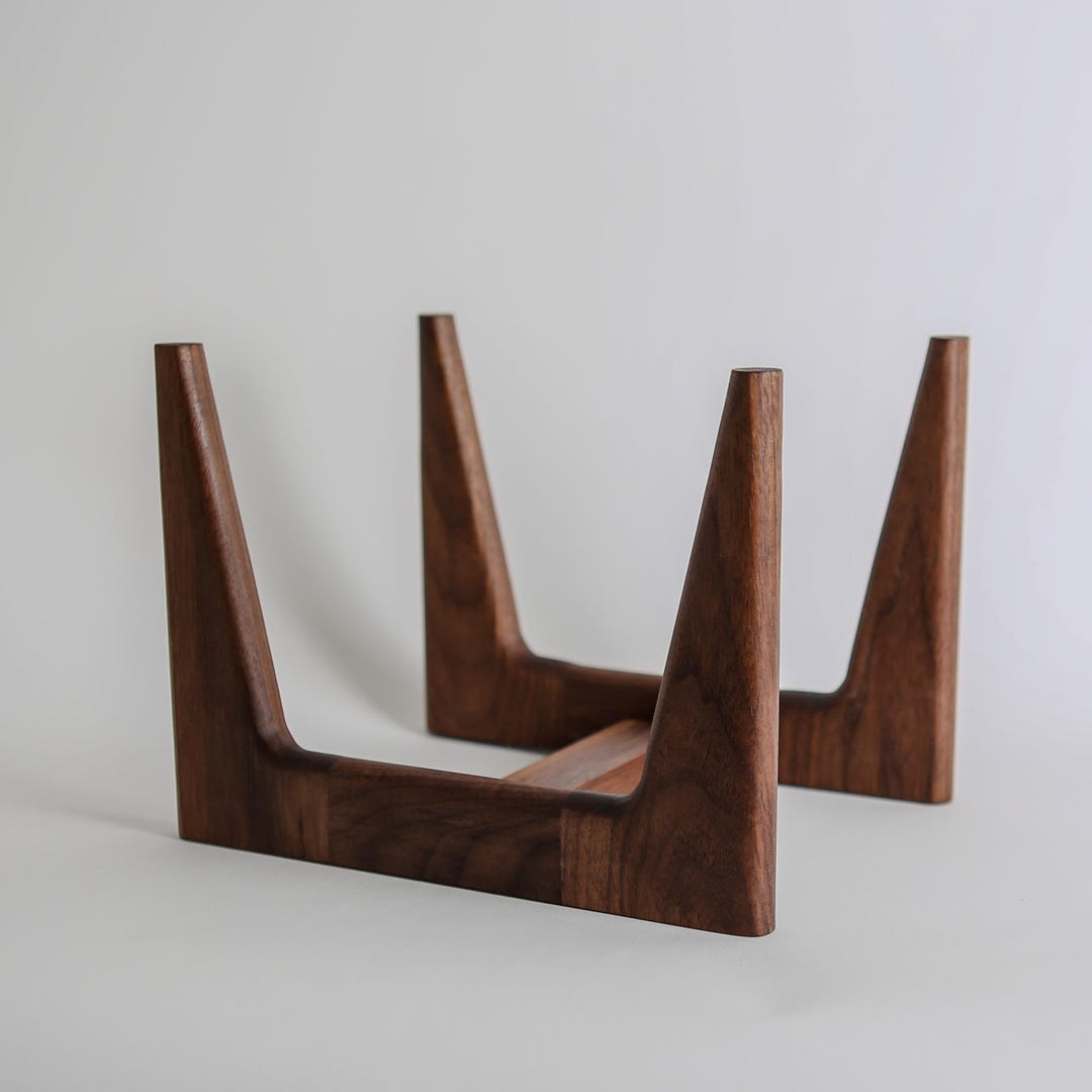Handmade Solid Hardwood Record Flip Rack || Record Holder || Mid ...