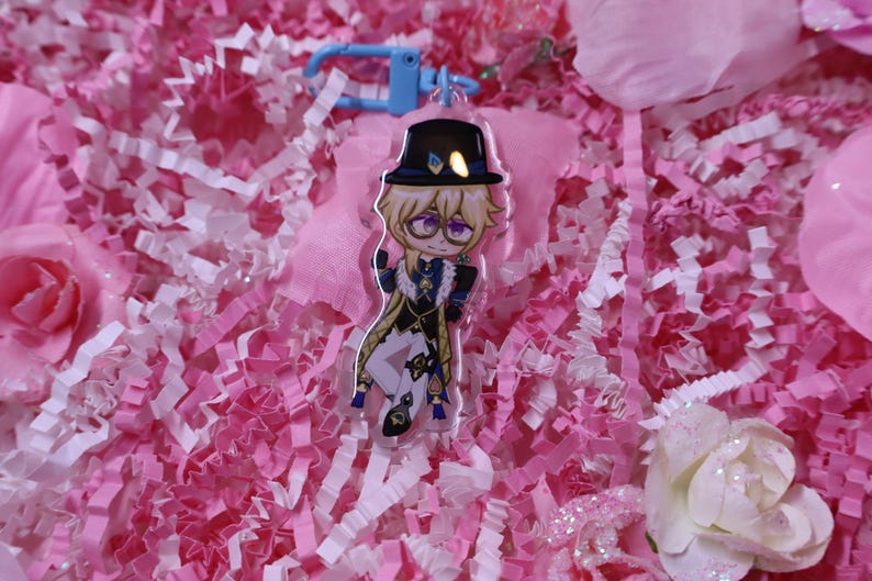 Aventurine Honkai Star Rail Fanart Chibi Keychain - Etsy
