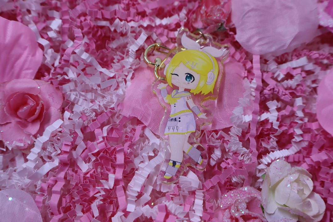 Rin Vocaloid Fanart Chibi Keychain - Etsy