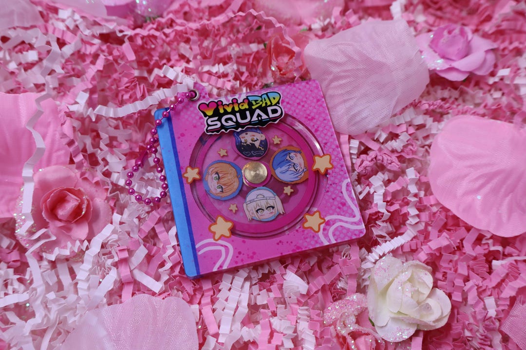 Vivid Bad Squad CD Fanart Keychain - Etsy