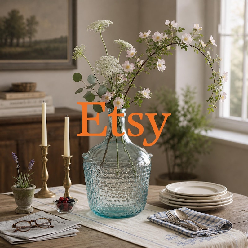Floor Olive Vase - Etsy