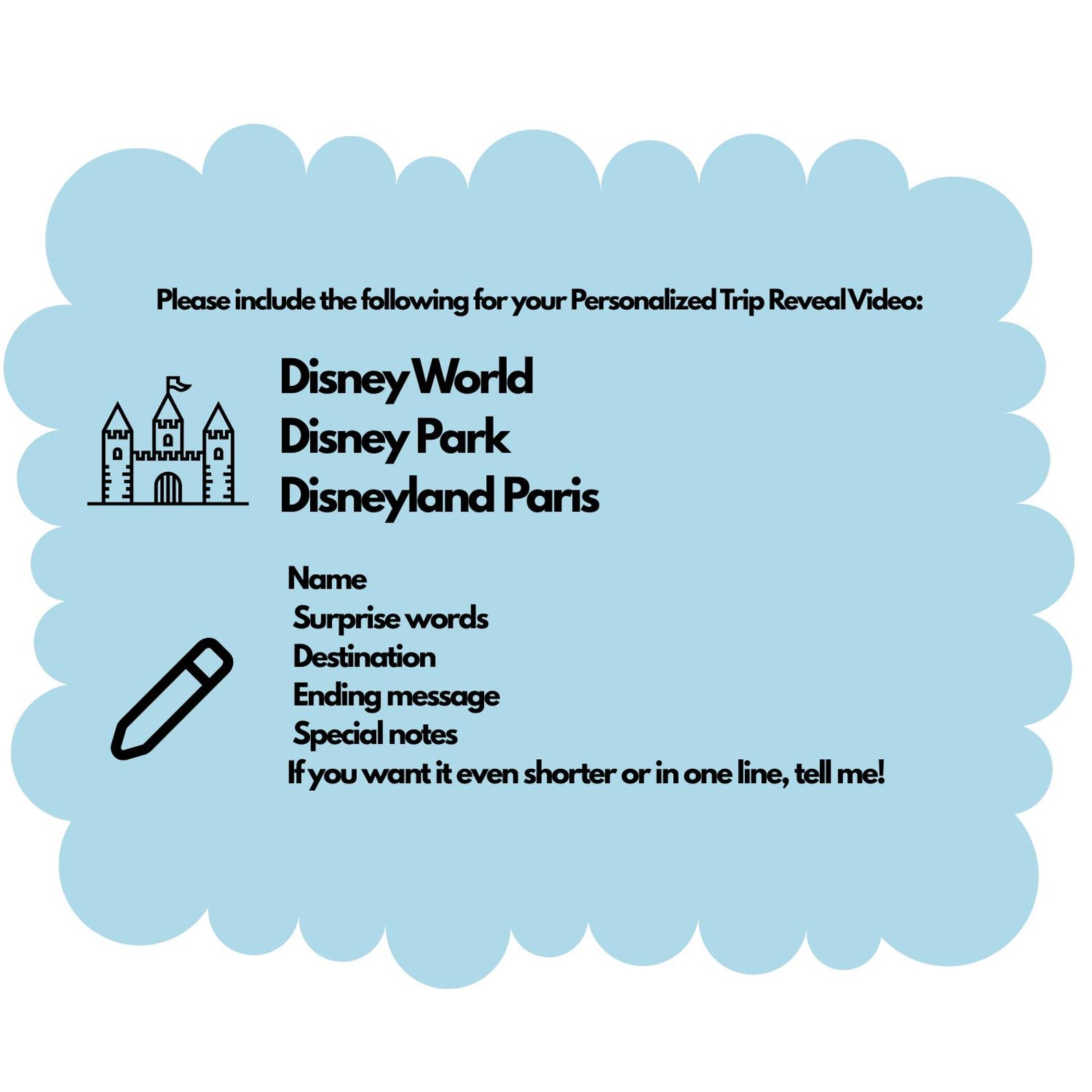 Personalized Surprise Trip Reveal Video – Custom Message From Mickey ...