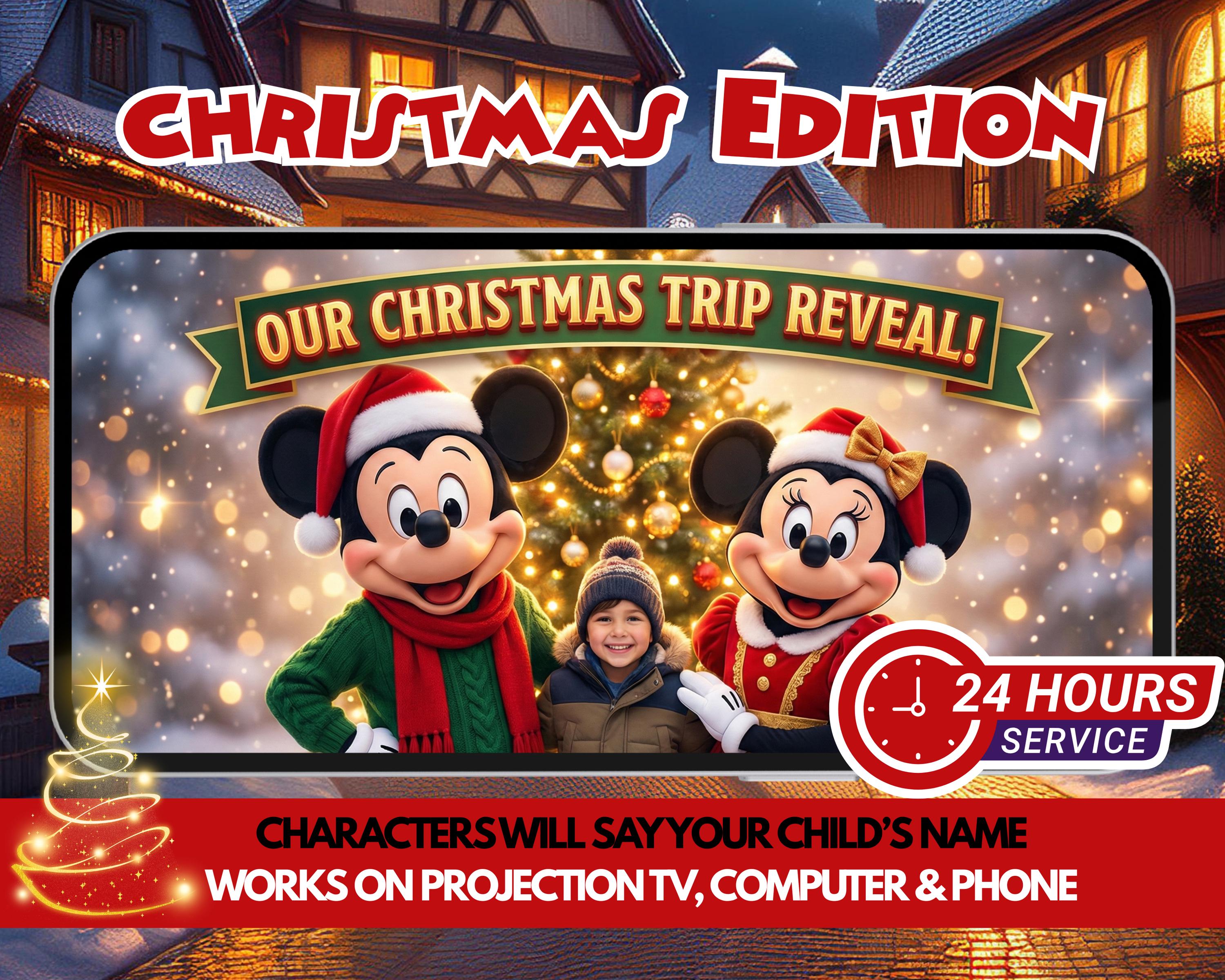 Personalized Surprise Trip Reveal Video – Custom Message From Mickey ...