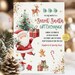 Secret Santa Gift Exchange Invitation: Editable Christmas Party Invite ...