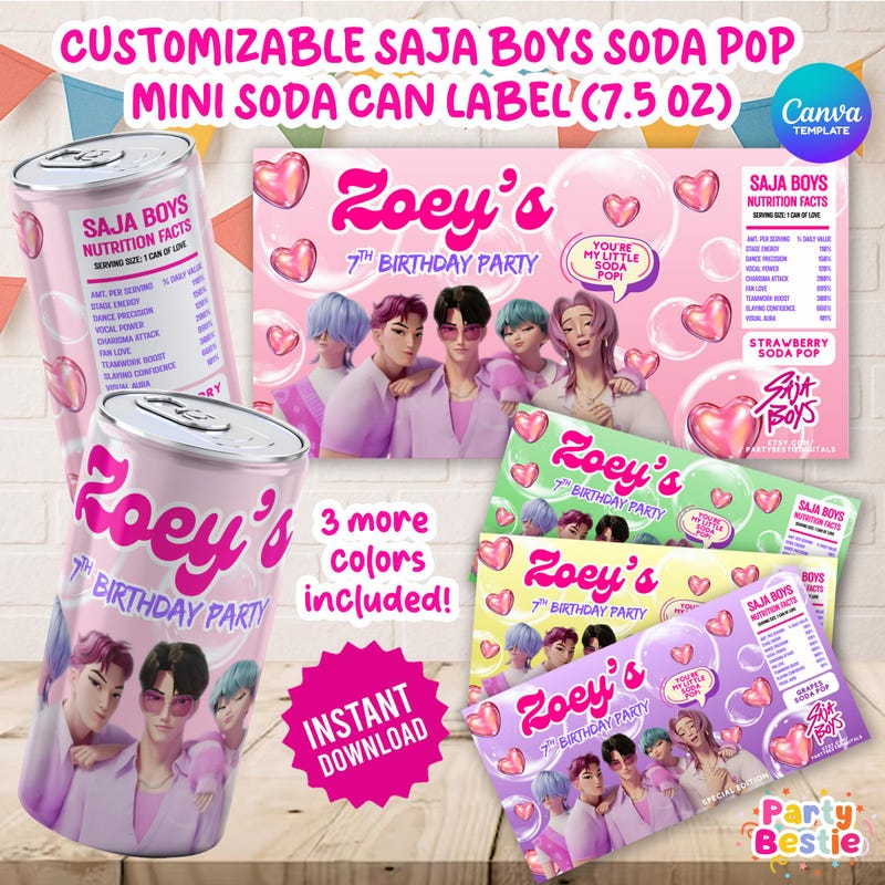 Saja Boys Soda Can - Etsy