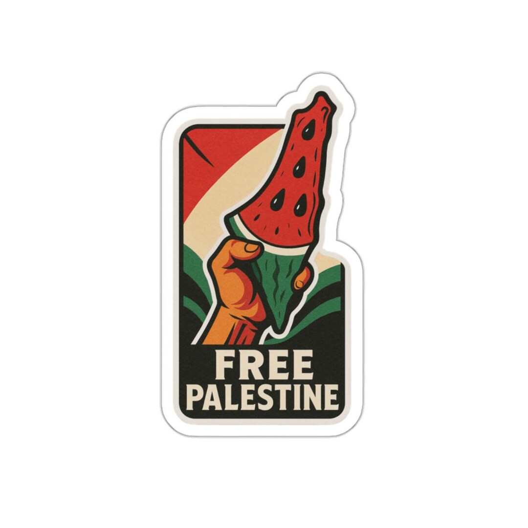 Free Palestine Watermelon Waterproof Sticker - Etsy
