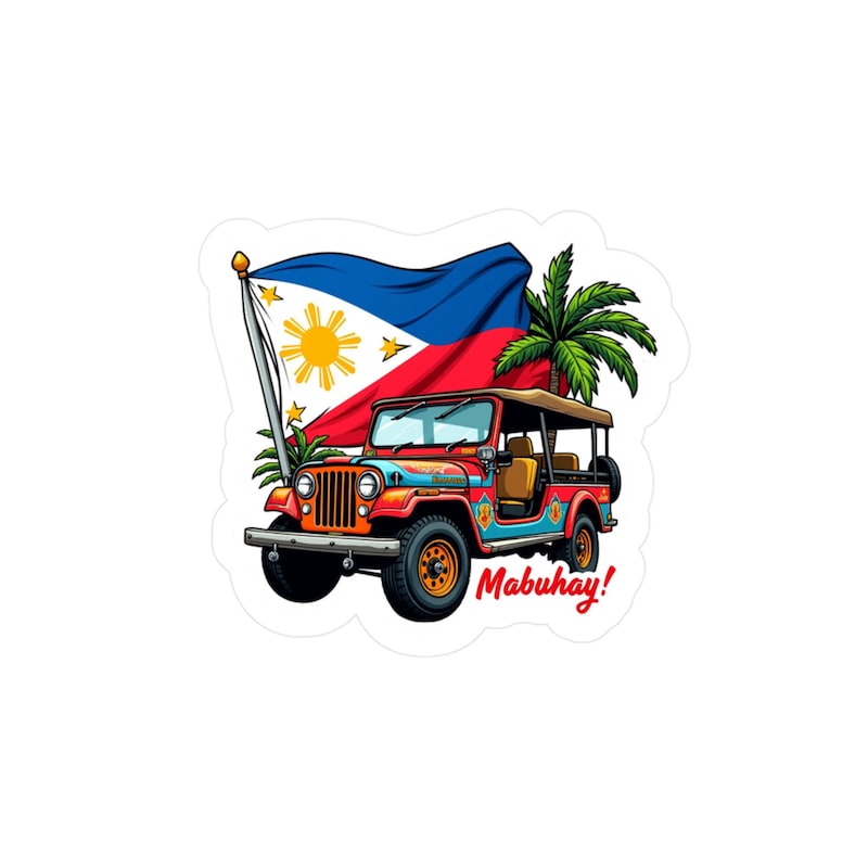 Jeepney Sticker - Etsy