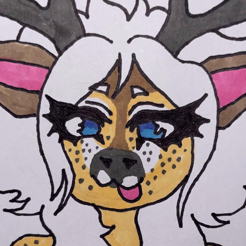 Deer Fursona Art - Etsy