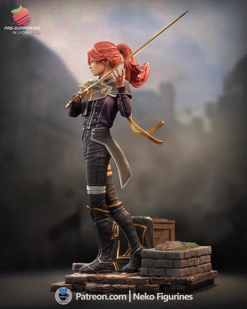 Maelle Clair Obscur: Expedition 33 Figure | 3D Printed | Anime Model ...