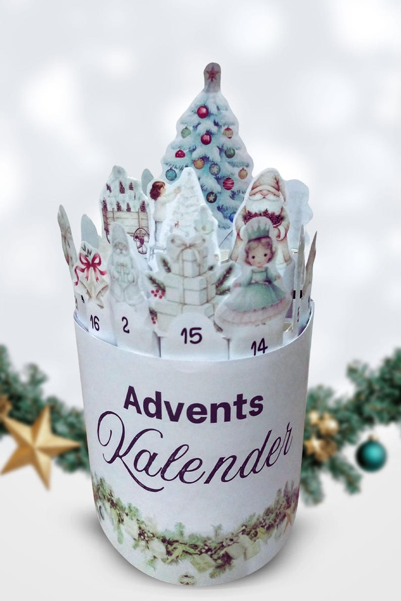 Duplo Chocolate Advent Calendar – Printable DIY PDF Template - Etsy