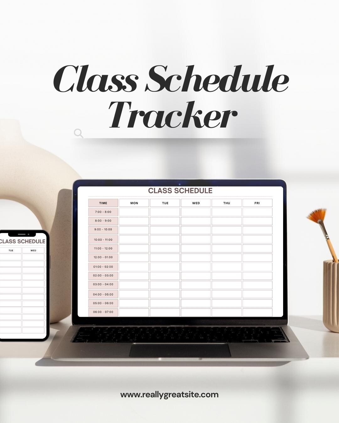 Class Schedule - PRINTABLE Journal Page - Student Journal - Student ...