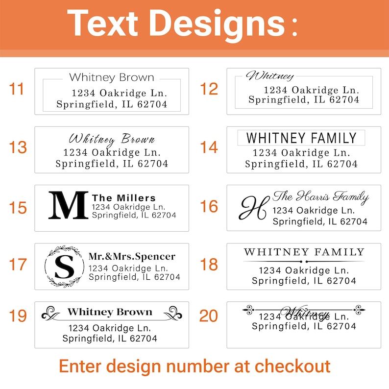 Return Address Label Roll – Personalized Mailing Address Stickers ...