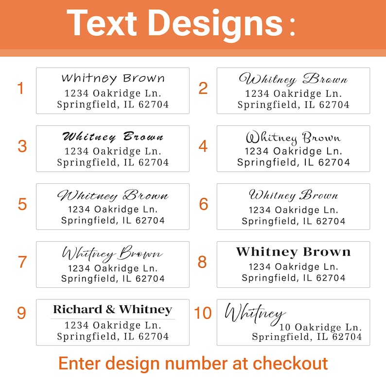 Return Address Label Roll – Personalized Mailing Address Stickers ...