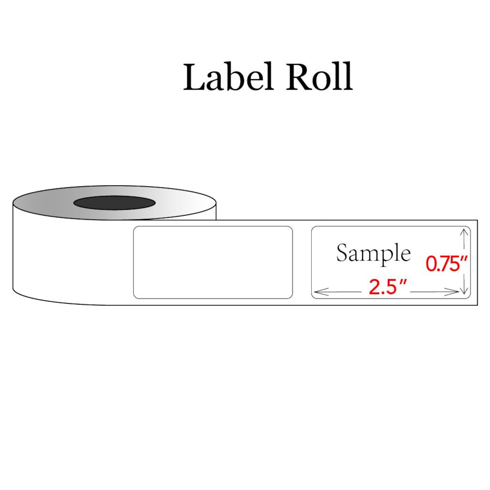 Return Address Labels Rolls, Personalized Address Labels, Business ...