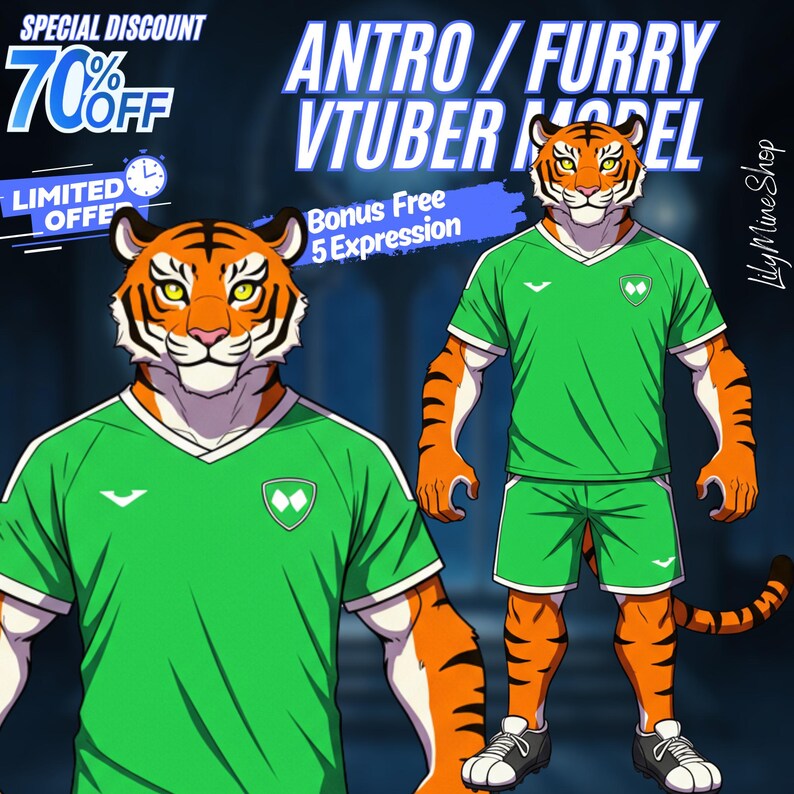 Custom Furry Vtuber Live2d Model | Furry Vtuber | Vtuber Model | Vtuber ...